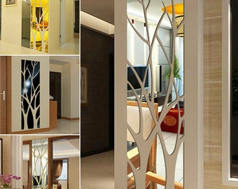 Mirror Tree Wall Art | Etsy