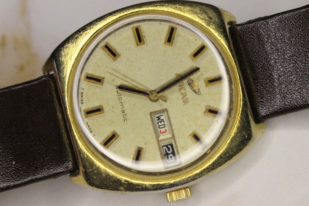 Vintage Enicar Automatic Swiss Made Day-date Retro Watch 167-01-24 - Etsy