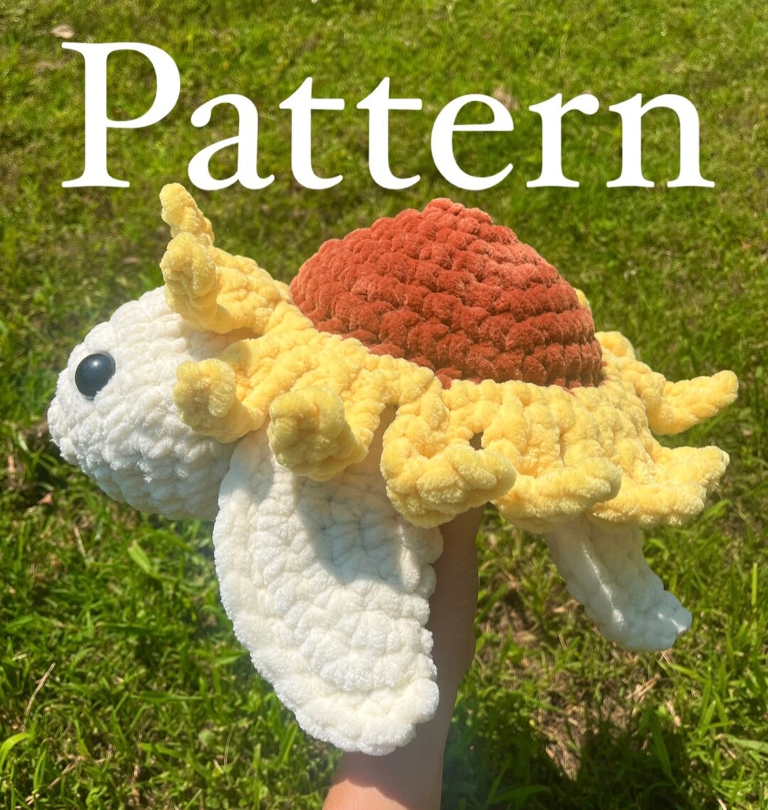 Sunflower Turtle Crochet Pattern - Etsy