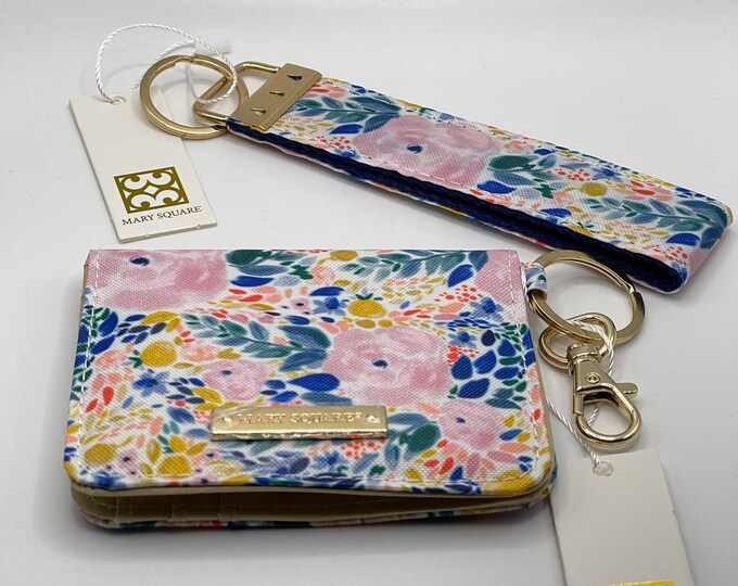 Mary Square Hand Chain Wallet With Hand Strap Multicolor Floral Design ...