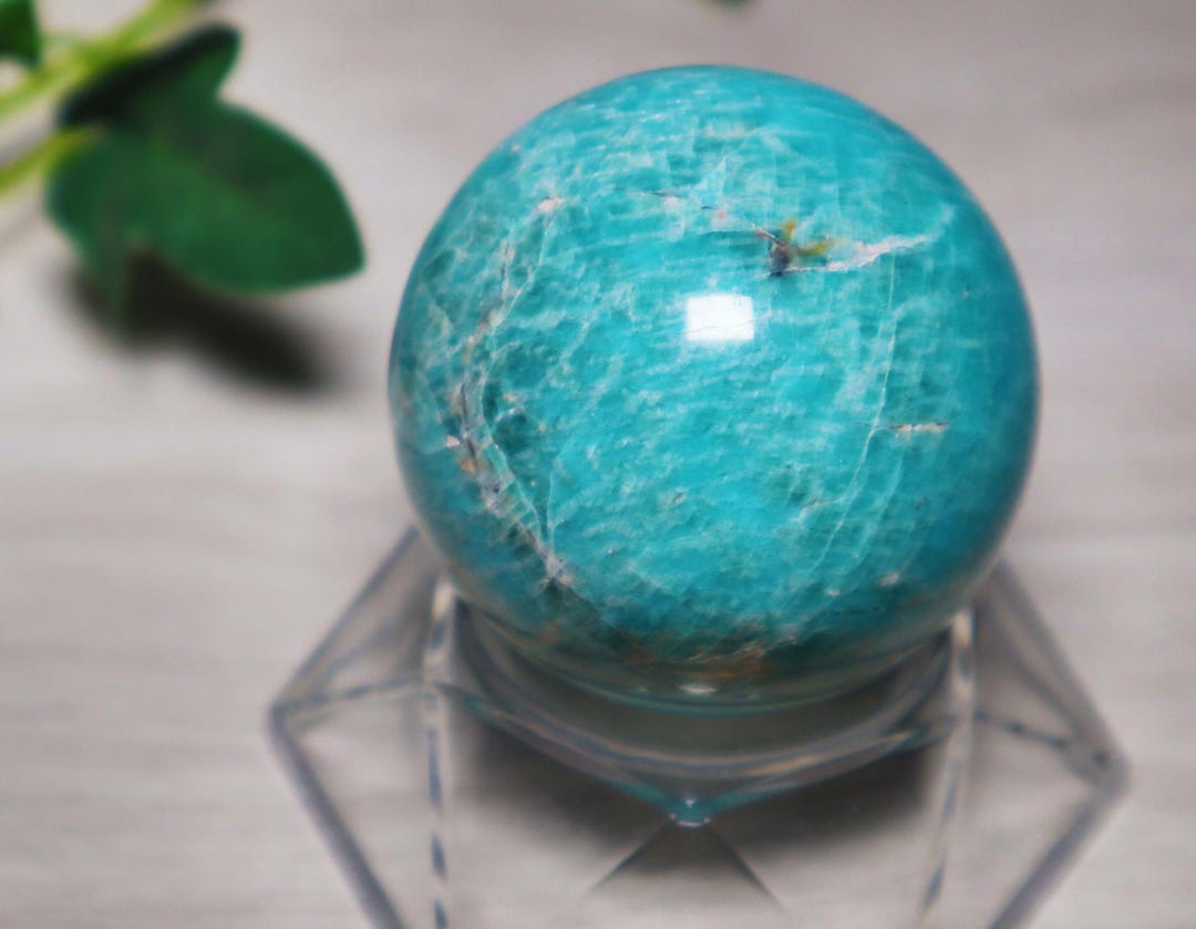 Gemstone Balls 50 Mm Including Ball Stand | Various Types - Etsy