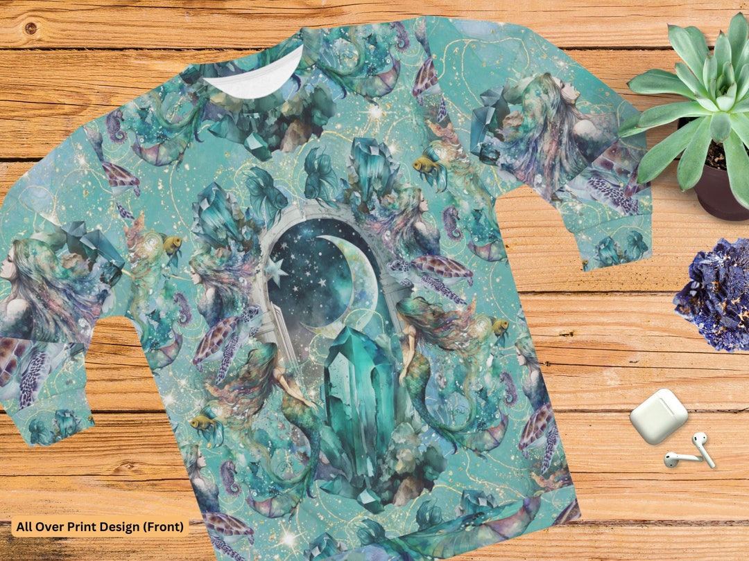 Magical Sea Mermaids AOP Unisex Sweatshirt | Underwater Fantasy All ...