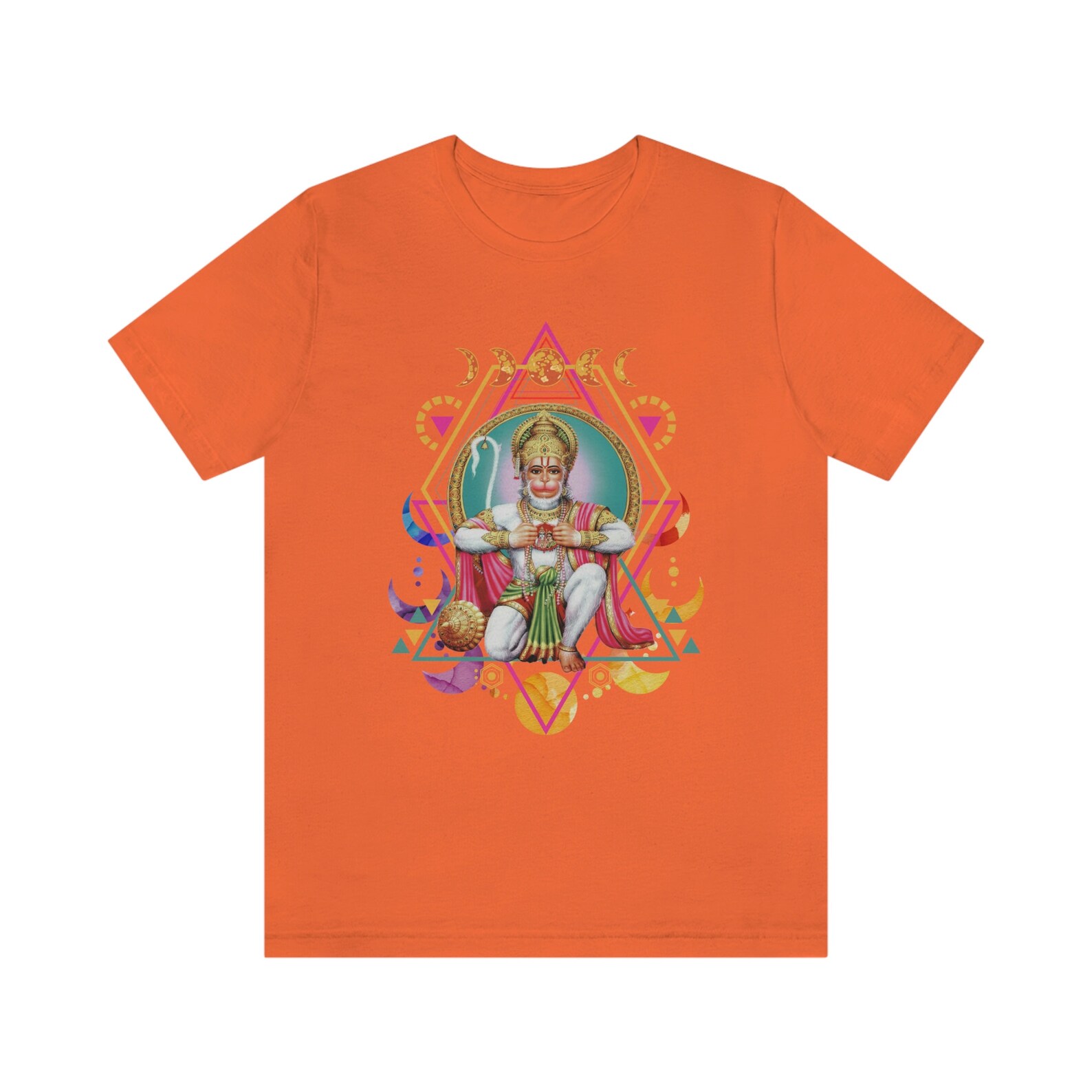 Hanuman Moons Unisex T-shirt Rama Tshirt Hindu Hinduism Tee ...