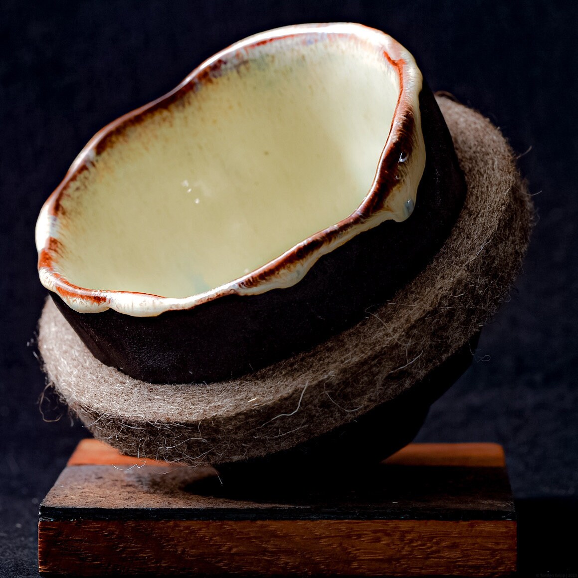 Tea Bowl Using Kurinuki Technique Including Kiribako Box and - Etsy