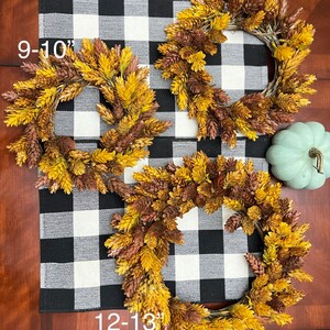 Fall Mini Hops Wreath, Candle Ring, Fall Candle Wreath, Fall Table ...