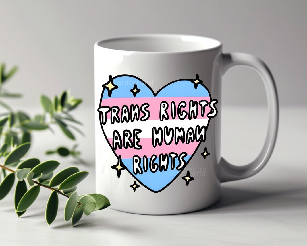 Trans Rights Are Human Rights, Trans Mug Gift, Transsexual Transgender ...