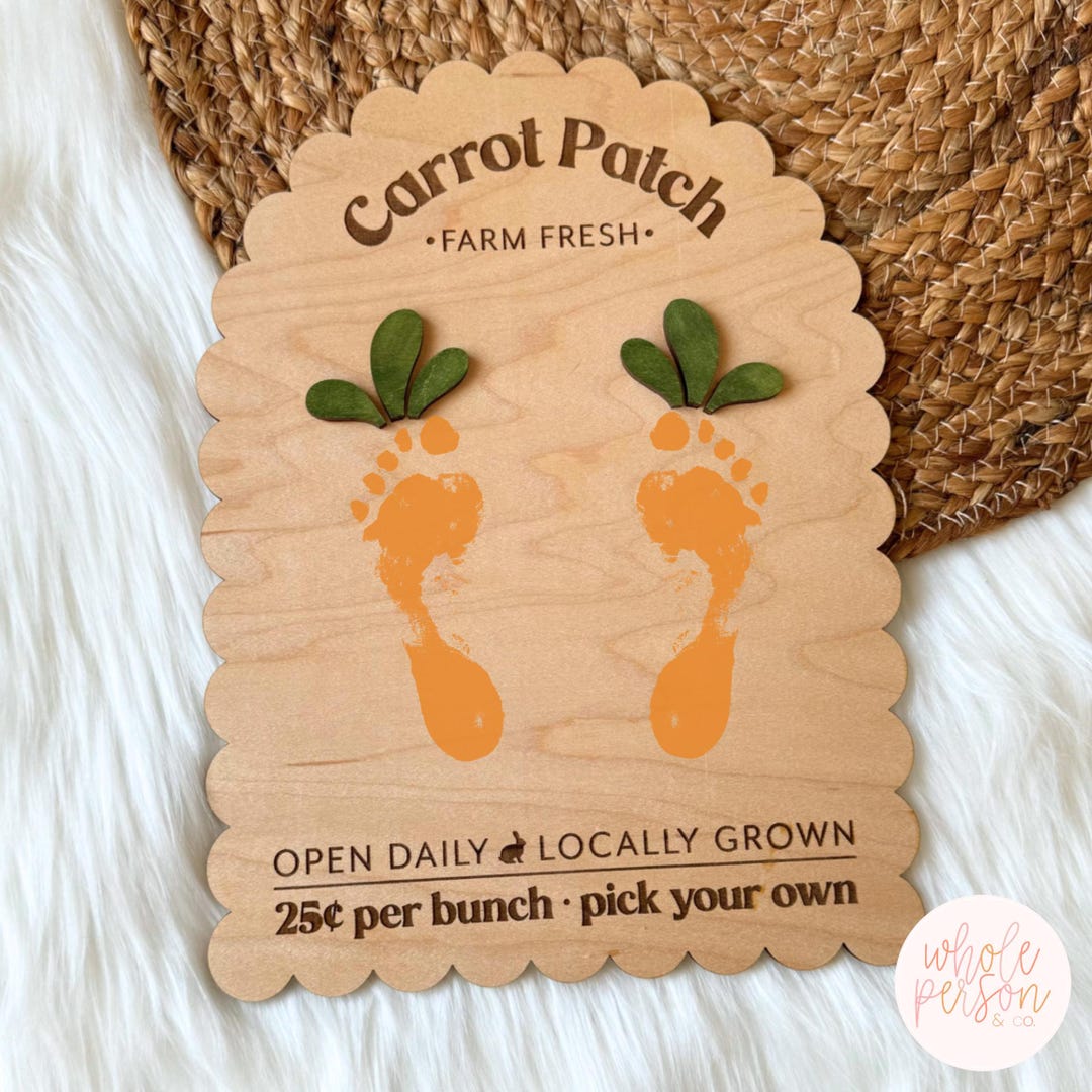 Unique Easter Keepsake, Kids Easter Craft Kit, Footprint Keepsake ...