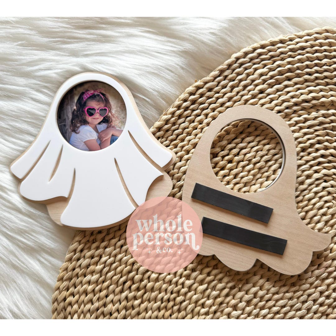 Ghost Photo Frame, Cute Halloween Photo Frame, Halloween Picture Frame ...