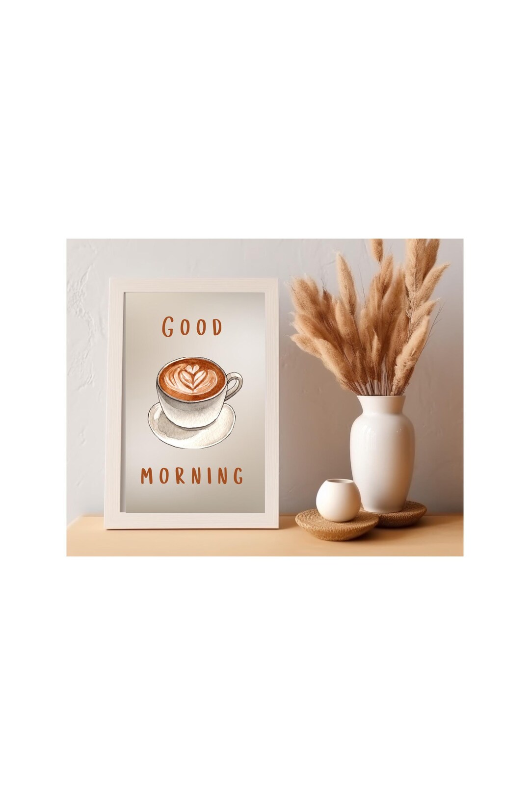 Good Morning Coffee Art, Digital/printable, Art for Kitchen or Office ...