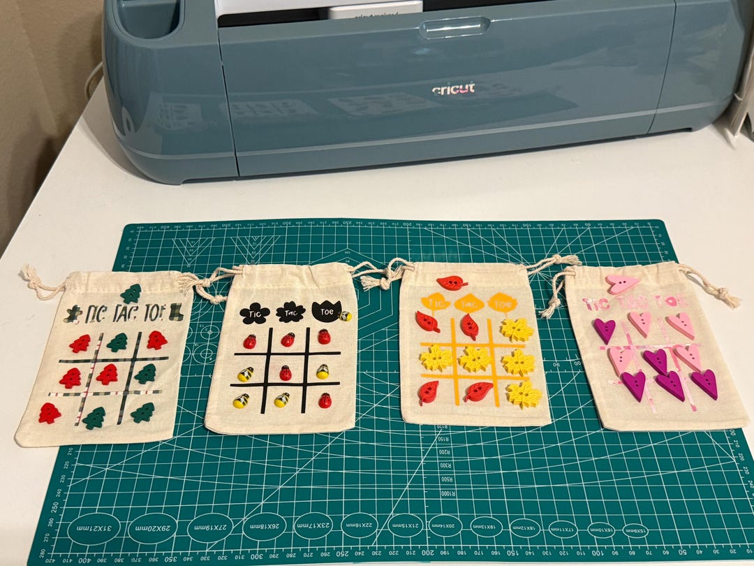 Fall Tic-tac-toe Game: Portable Travel Game - Etsy