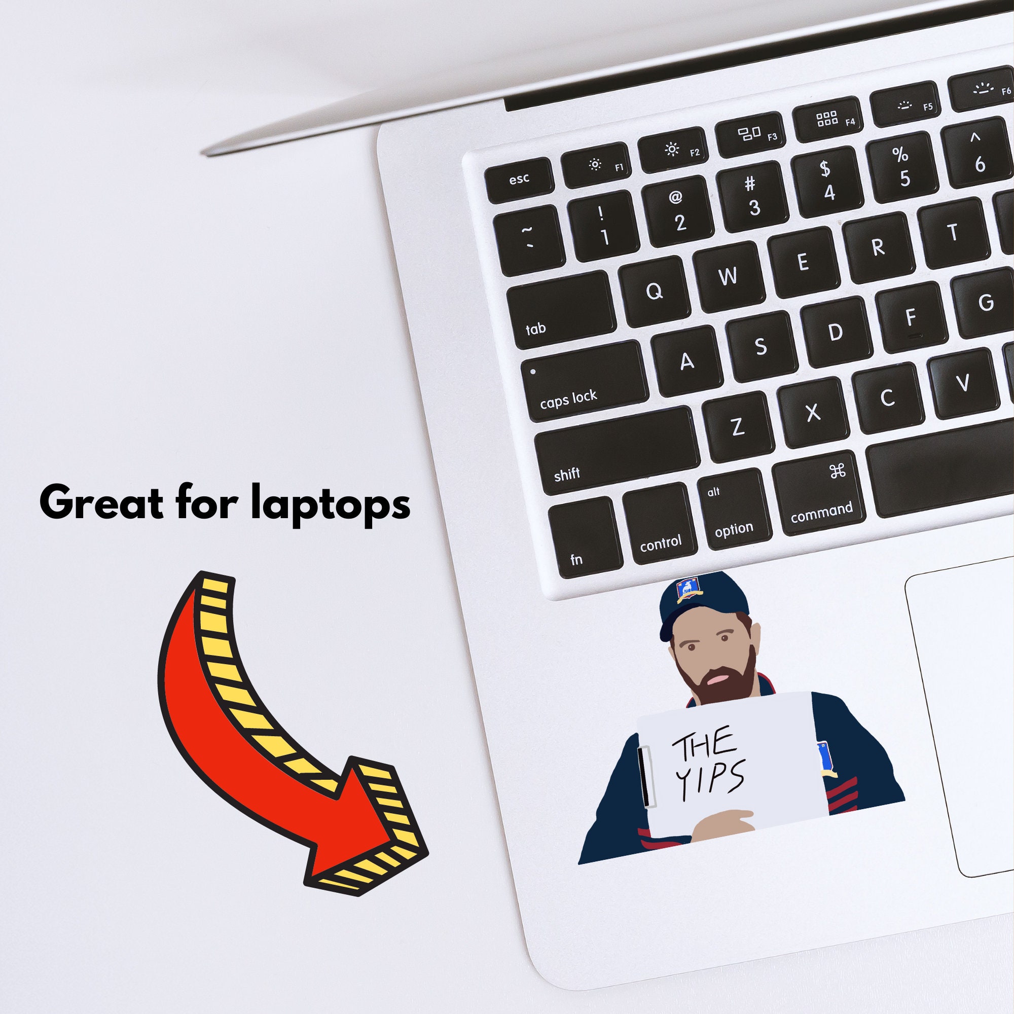 The Yips Premium Laminated Vinyl Sticker Ted Lasso Gifts Coach Beard ...