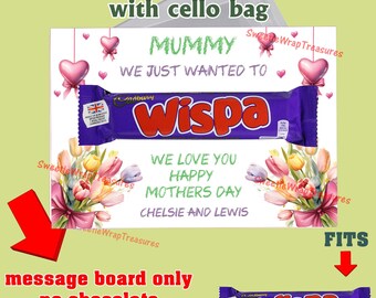 Mothers Day Chocolate Poem Box - Etsy UK