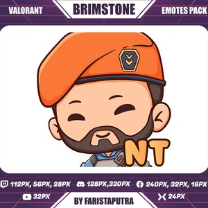 Chibi Brimstone Valorant Twitch Emotes, Anime Emoji (PNG Files) - Etsy