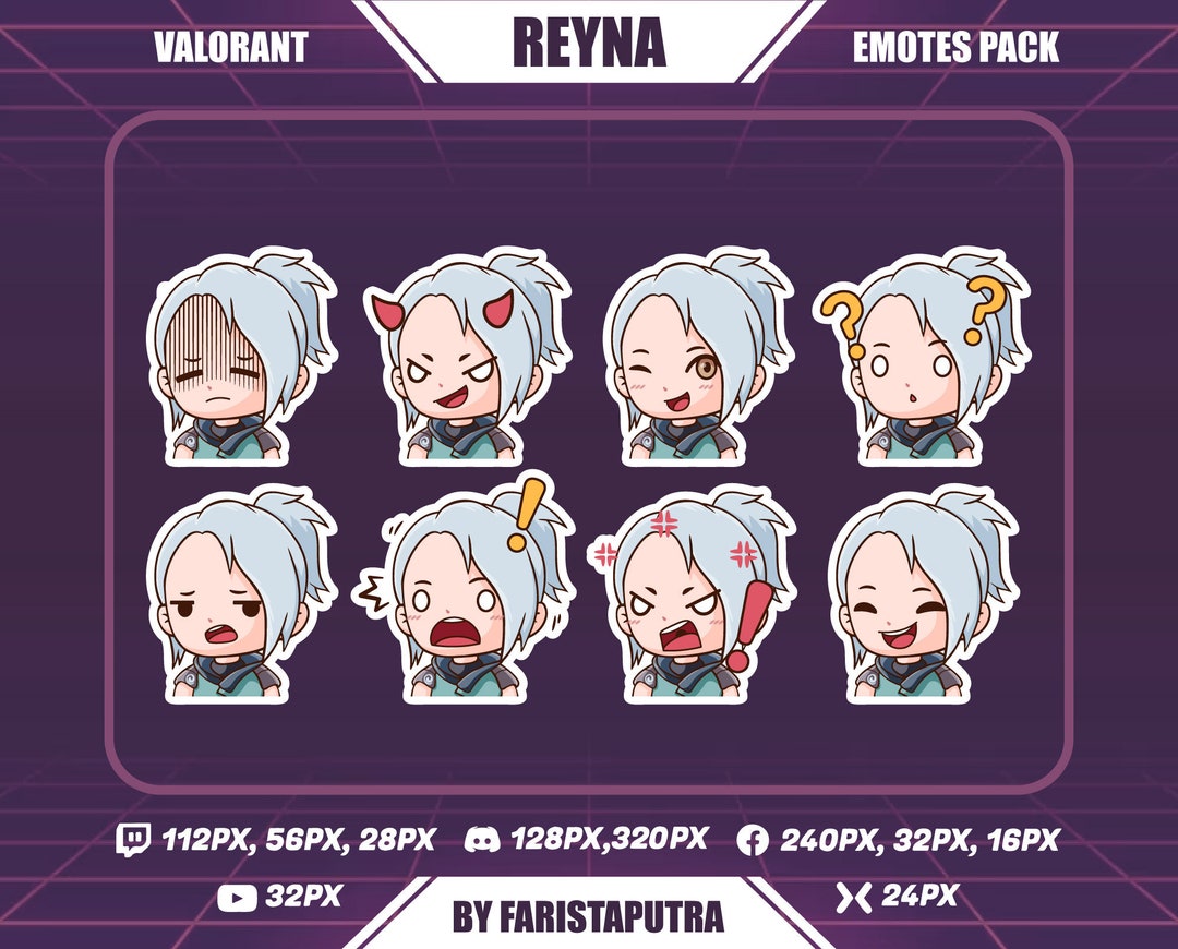 Jett Valorant Twitch Emotes Chibi Jett Valorant Twitch - Etsy