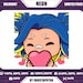 Neon Valorant Twitch Emotes Chibi Neon Valorant Twitch - Etsy