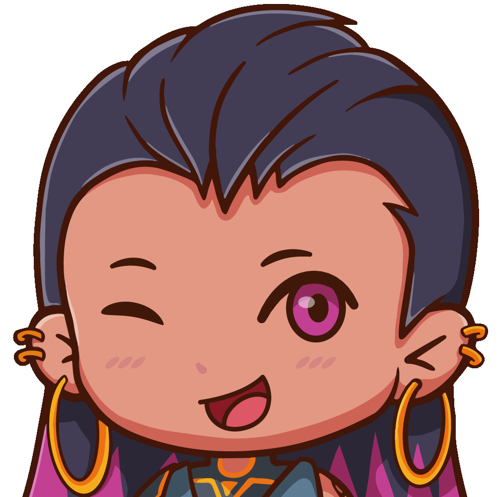 Reyna Valorant Twitch Emotes, Chibi Reyna Valorant Twitch Emotes, Cute ...