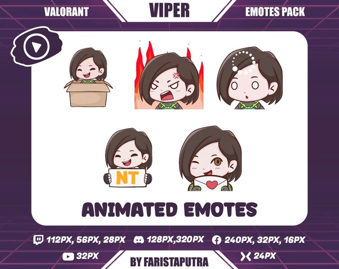 Viper Valorant Emotes, Viper Emotes // Twitch Emotes, Discord Emotes ...