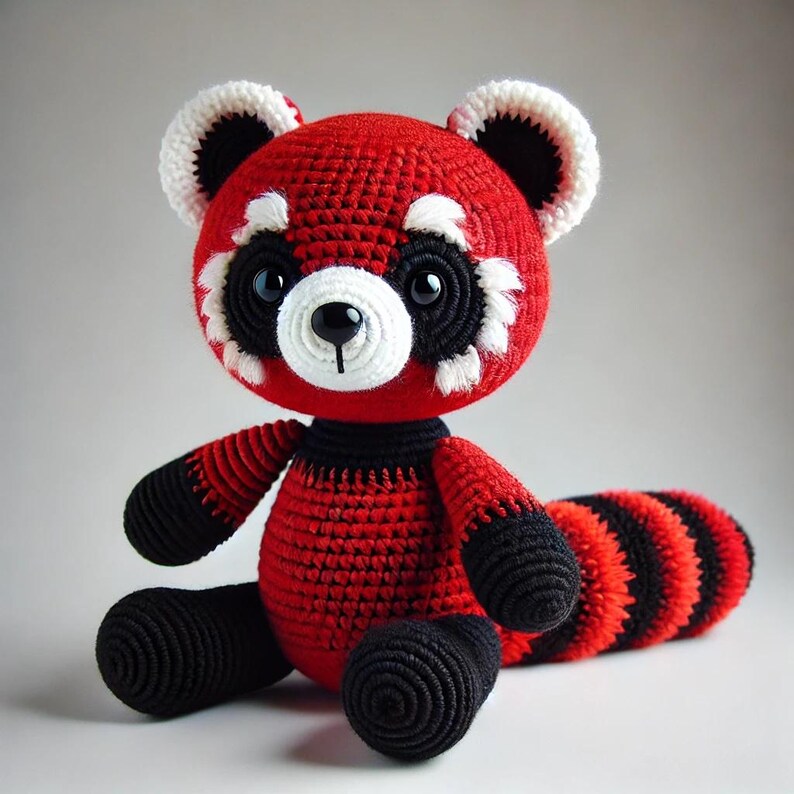 Amigurumi Red Panda Crochet Pattern Instant Download Pattern for ...