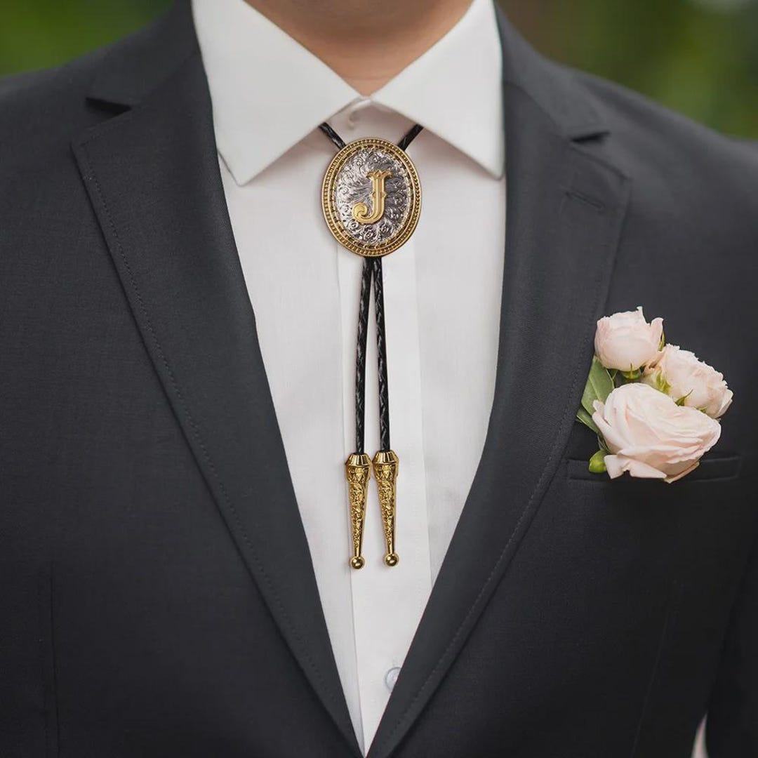 Mens Bolo Tie, Leather Cowboy Necktie Accessories, Western Gifts for ...