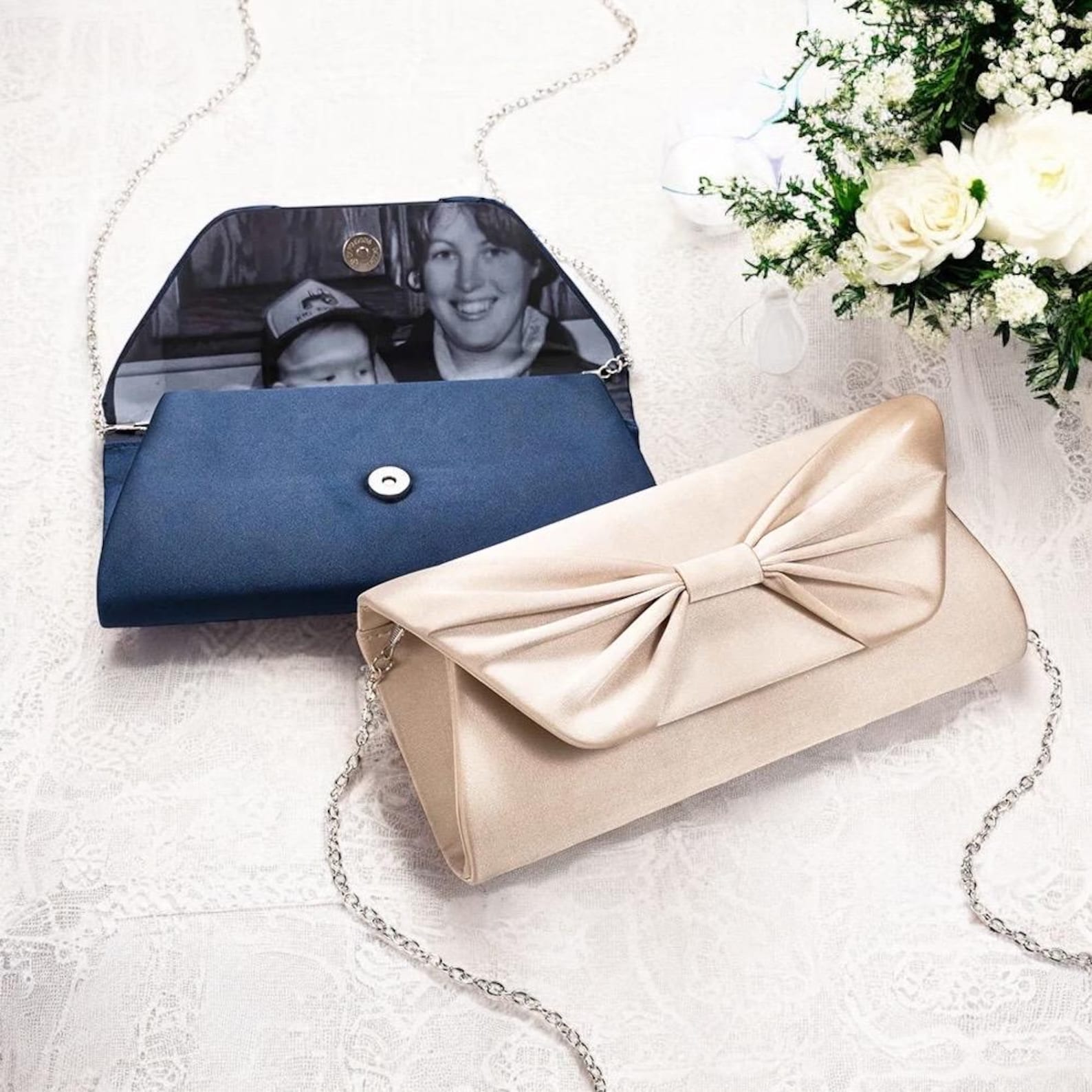 Photo Purse for Brides, Wedding Gifts for Mom, Wedding Photo Purse ...