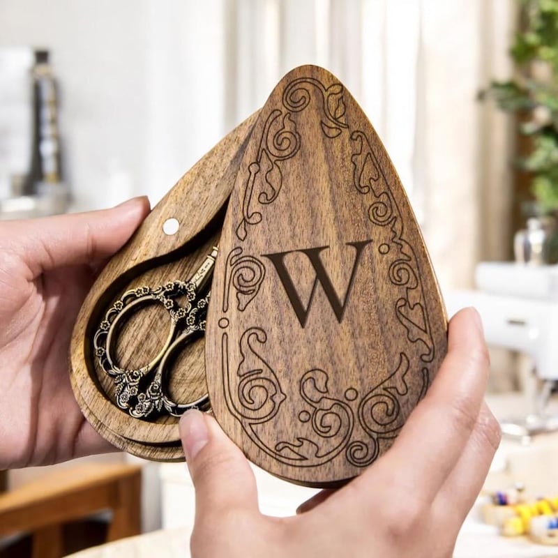 Wood Sewing Box Antique - Etsy