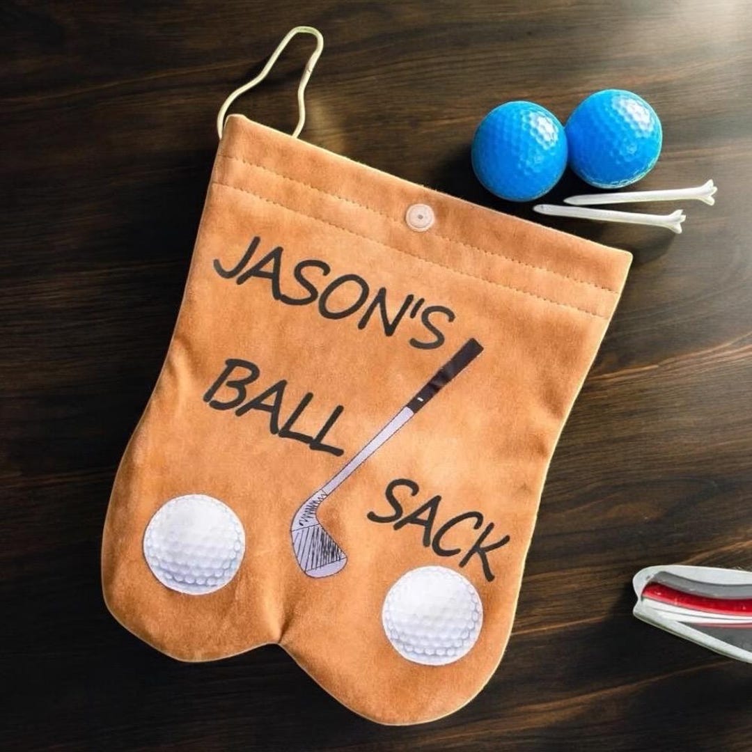 Personalized Name Golf Ball Sacks With Golf Ball Set, Portbale ...