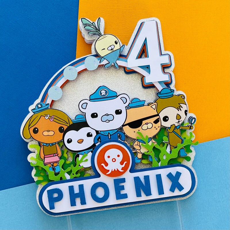 Octonauts Cake Topper - Etsy Australia