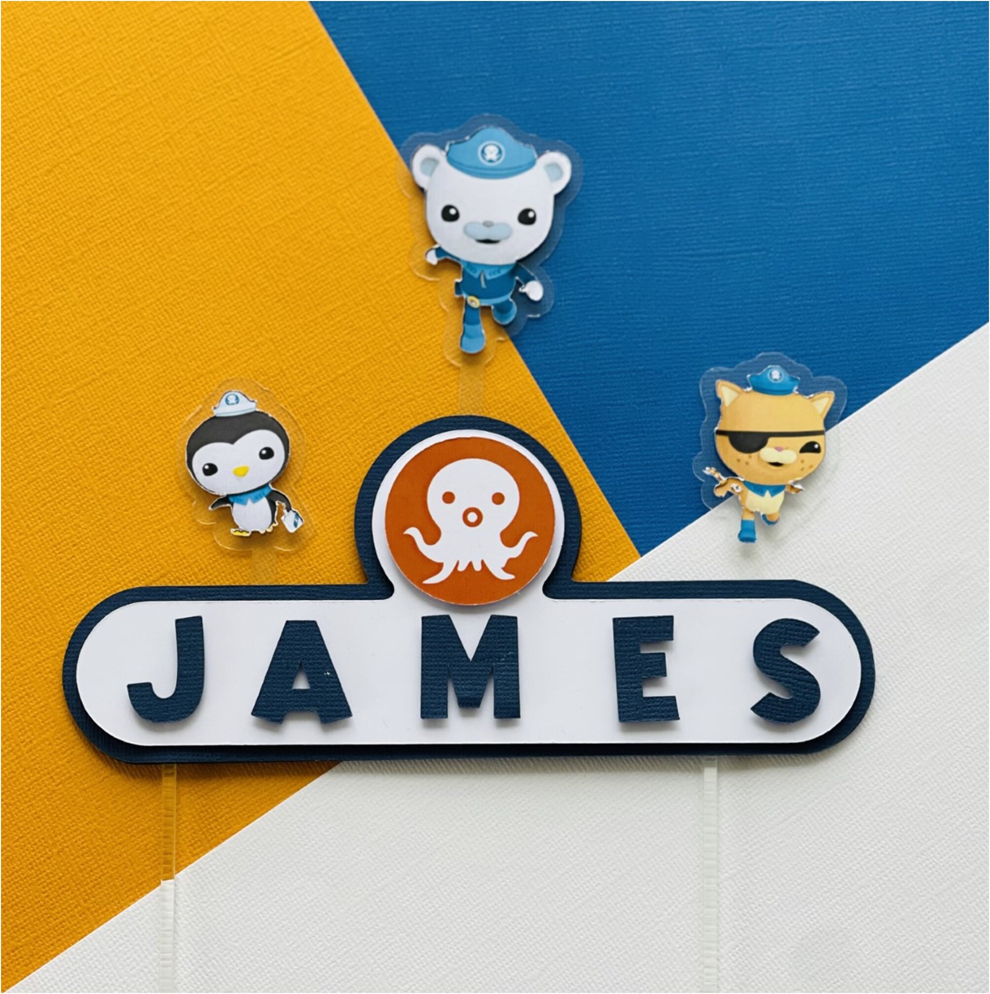 Octonauts Cake Topper Captain Barnaby, Kwazii, Peso - Etsy Australia