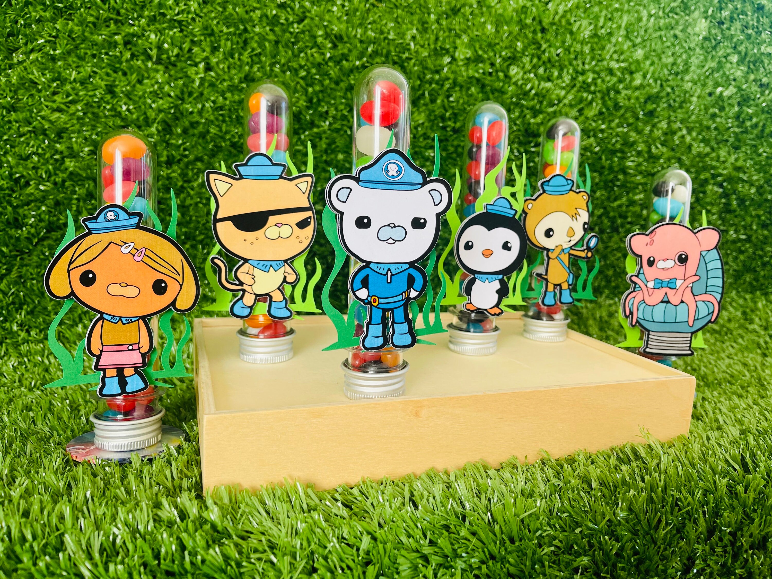 Octonauts Candy Tube, Party Favours, Custom Party Favors, Kids Birthday ...