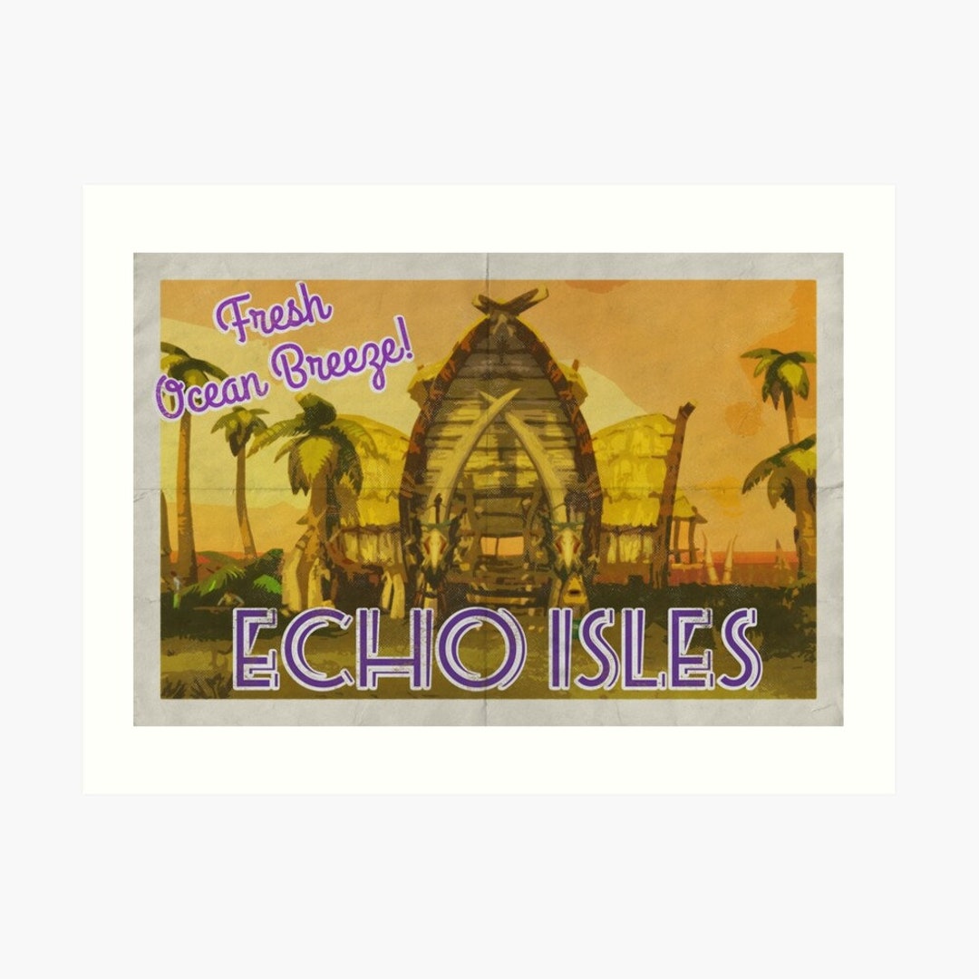 Echo Isles Travel Postcard (world of Warcraft) - Etsy