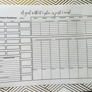 Weekly Planner 7 Habits Printable Weekly Planner PDF Covey 7 Habits ...