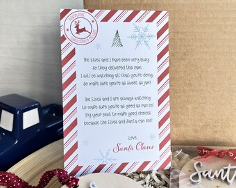 Santa Cam Letter From Santa Digital Download Printable - Etsy