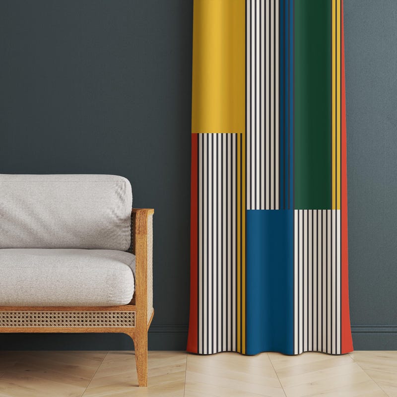 Stripe Curtains - Etsy