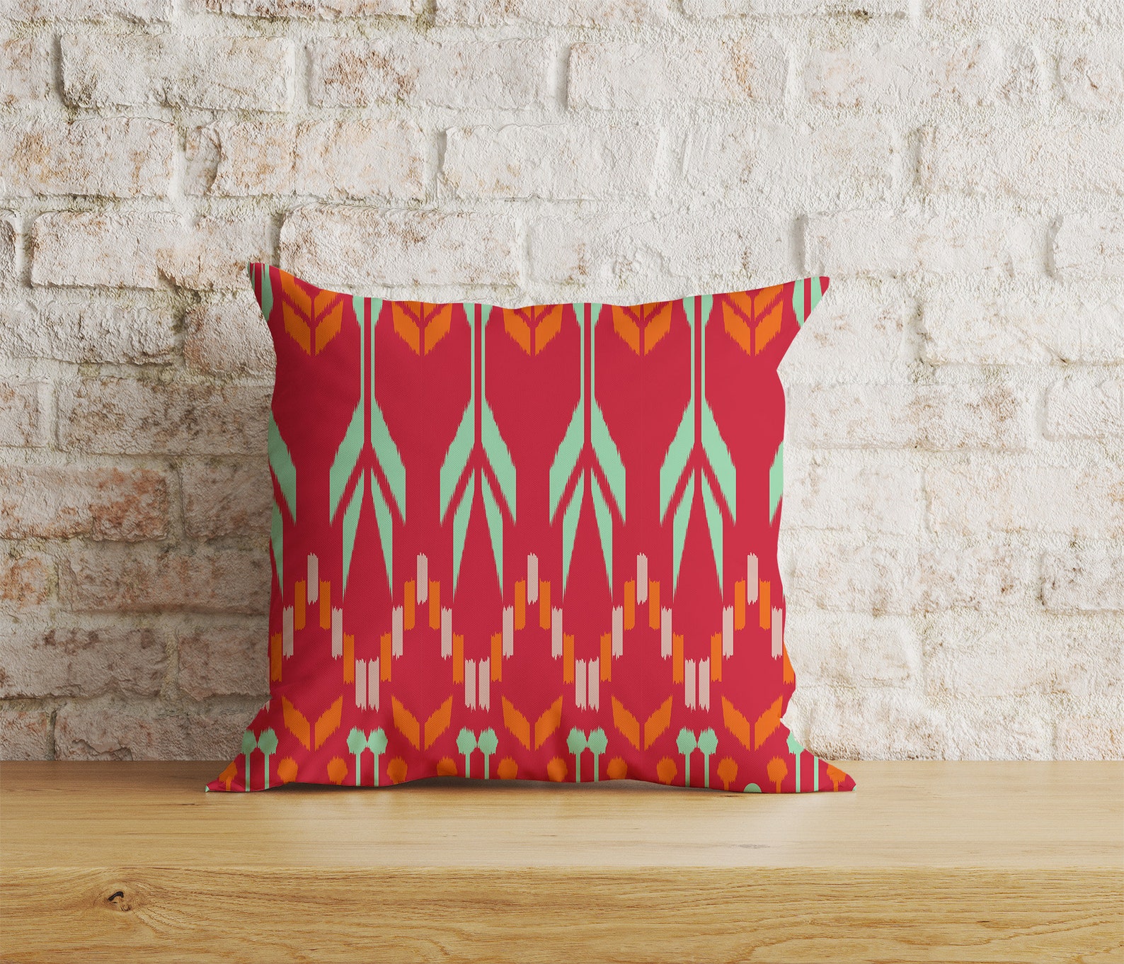 Native American Patterns Cushion Covers, Parfleche Design Pillow Cover ...