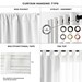 Boho Geometric Leaf Curtains, Minimalist Abstract Drapes, Earthy Tones ...