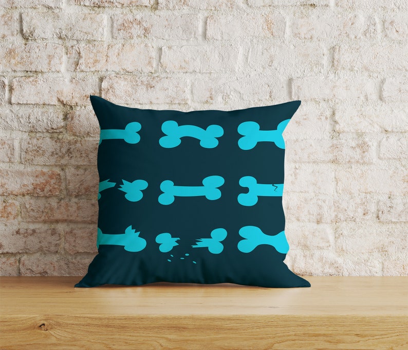 Dog Bone Print Cushion Cover, Animal Paw Design - Etsy