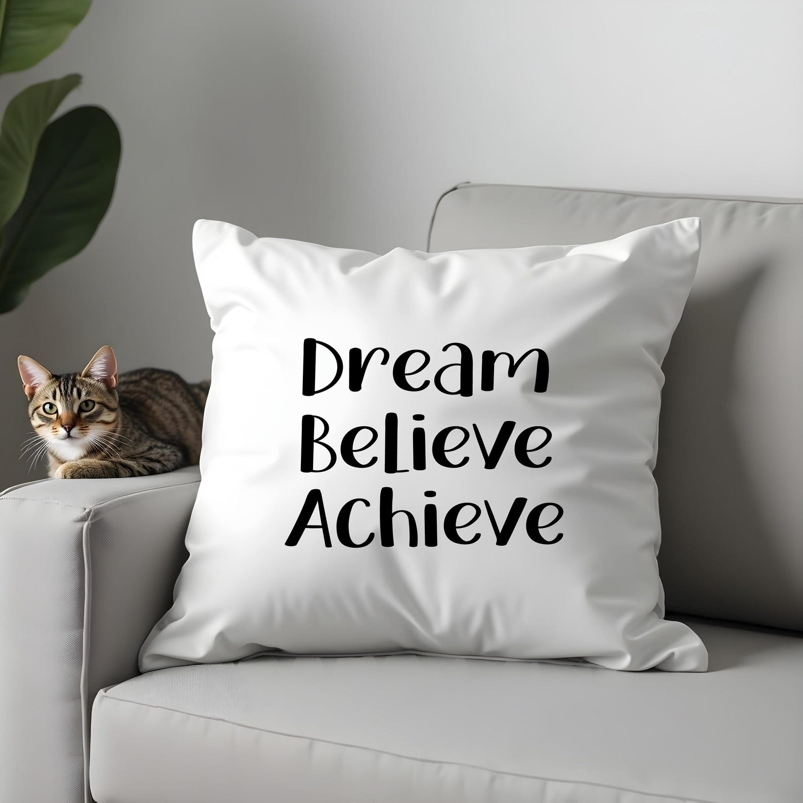 Motivational Quote Pillow Covers, Positive Affirmation Cushion Covers ...