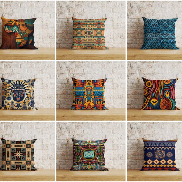 African Pillow - Etsy