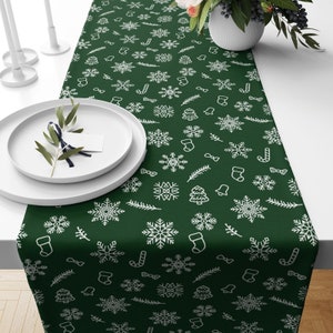 Fig Print Table Runner, Soft Fabric Knitted Fabric - Etsy