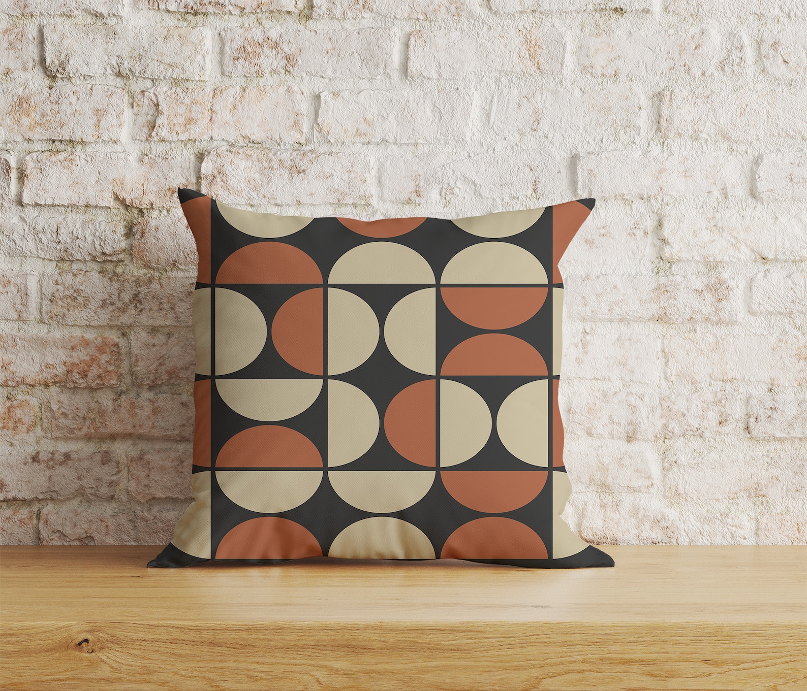 70s Geometric Cushion Cover, Retro Mid-century Modern Pillowcase - Etsy