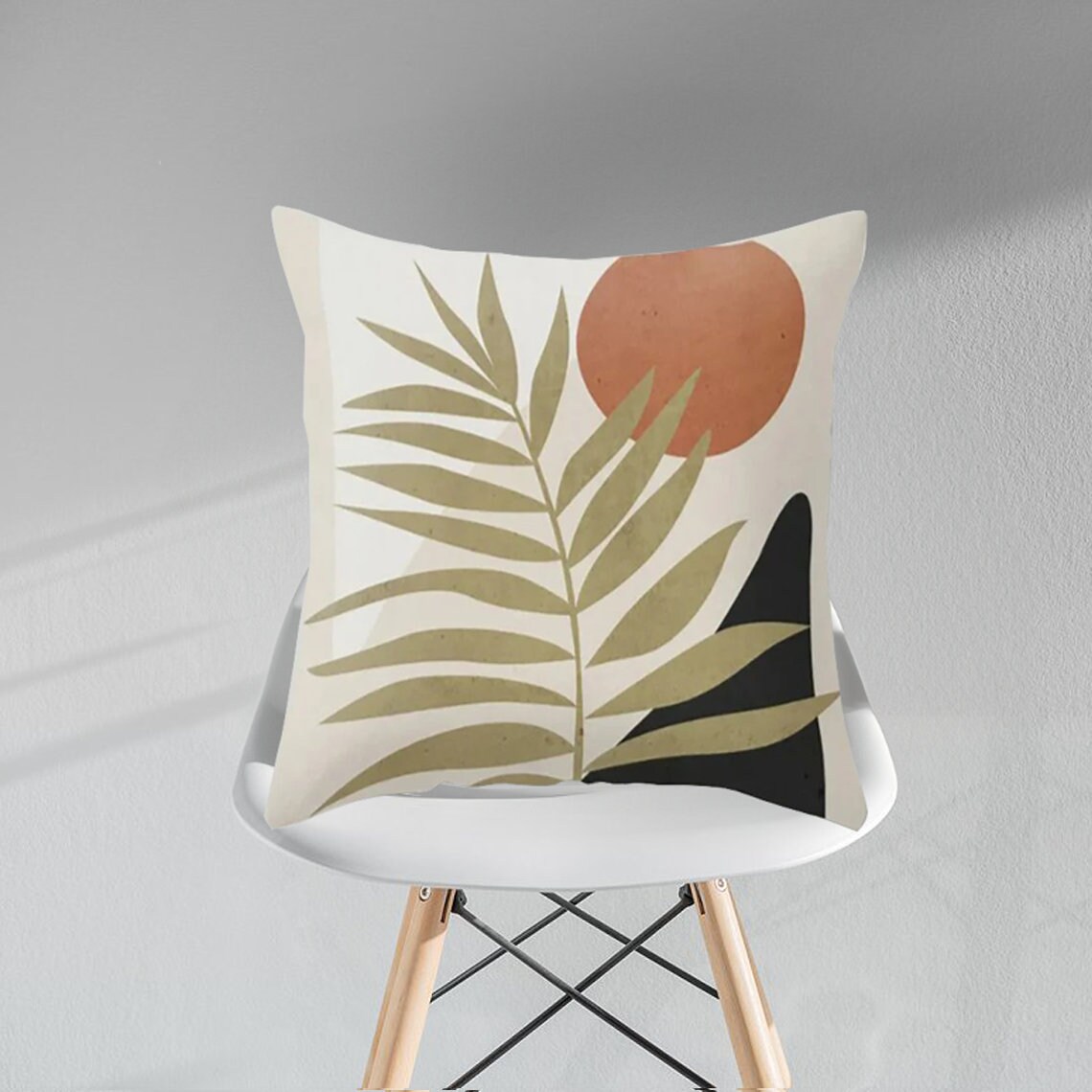 Abstract Cushion Cover, Abstract Art Cushion Cover, Geometric Pillow ...
