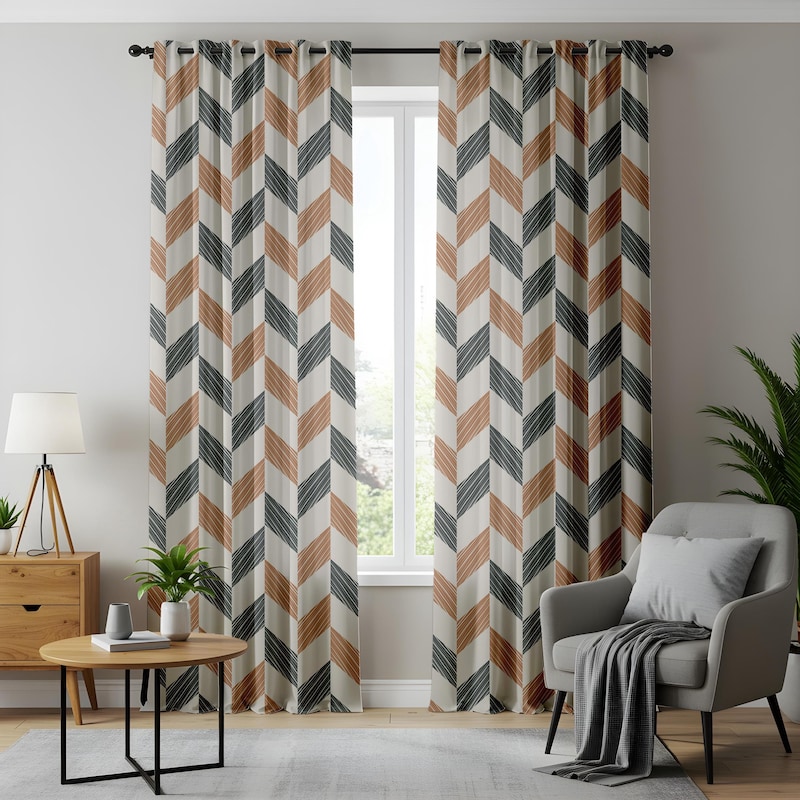 Chevron Curtains - Etsy