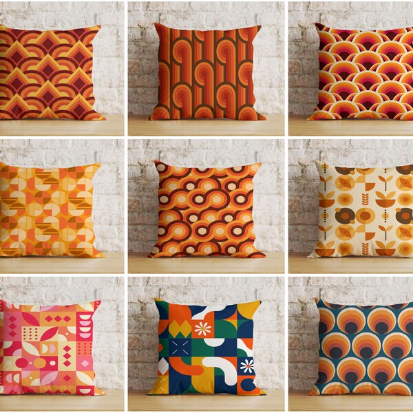 Mid Century Modern Throw Pillow - Etsy