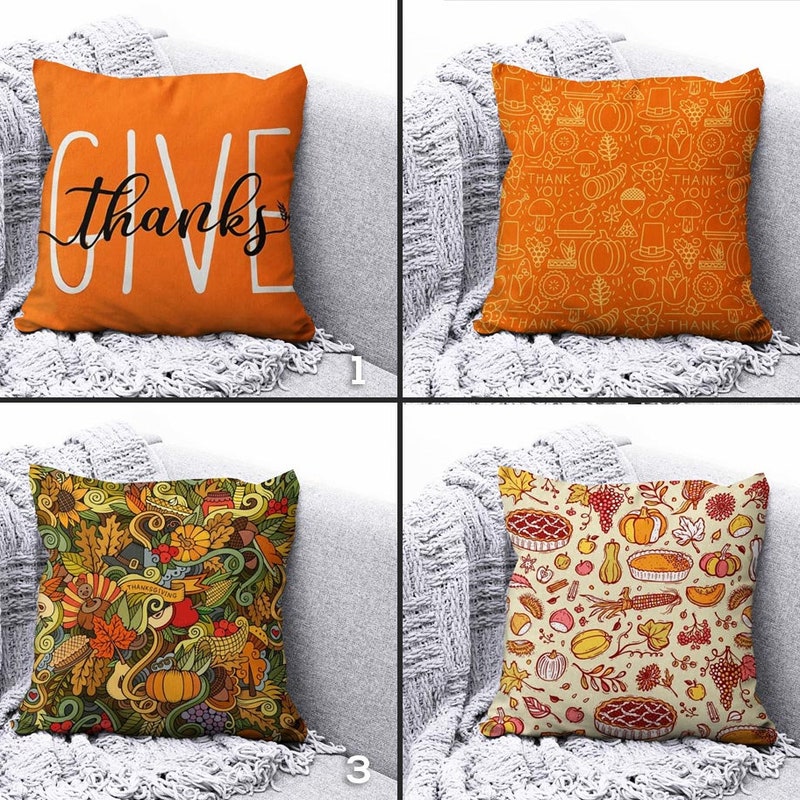 Give Thanks Pillow - Etsy