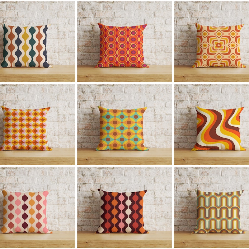Retro Pillow - Etsy