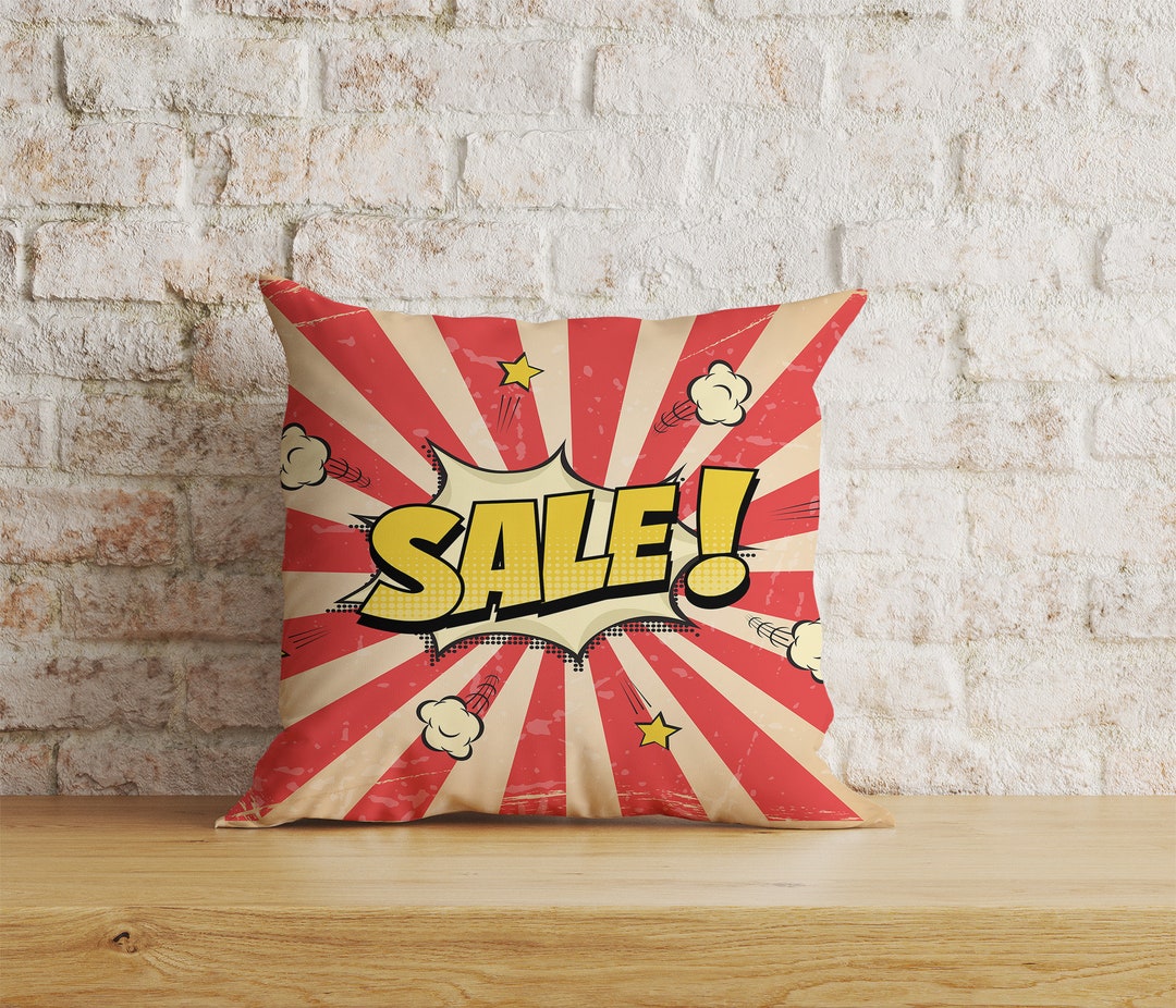Pop Art Sale Cushion Cover, Lips Bubble Gum, Low Price Pop Art Throw ...