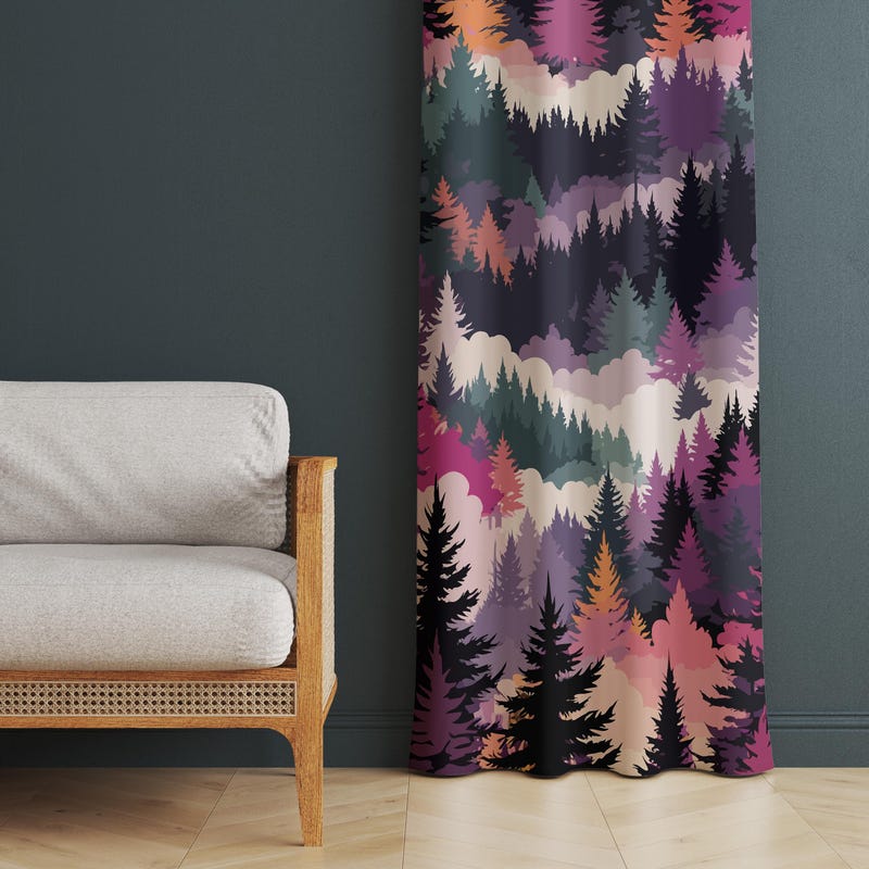 Woodland Drapes - Etsy