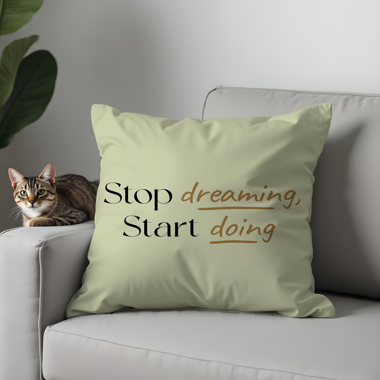 Motivational Quote Pillow Covers, Positive Affirmation Cushion Covers ...