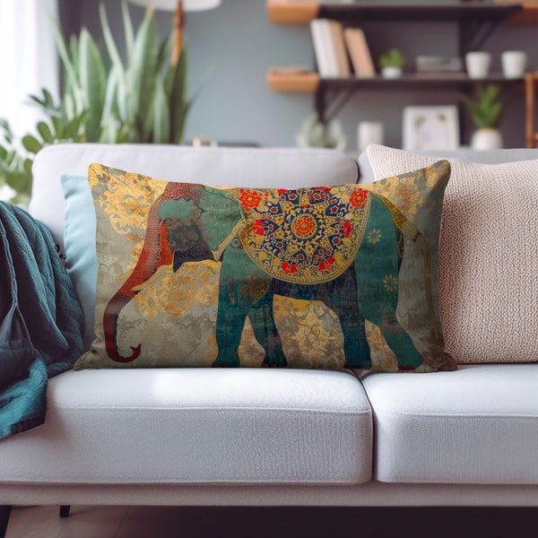 Elephant Cushion - Etsy UK