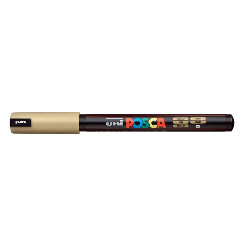 Posca PC-1MR Ultra-fine Tip Paint Marker, Gold - Etsy